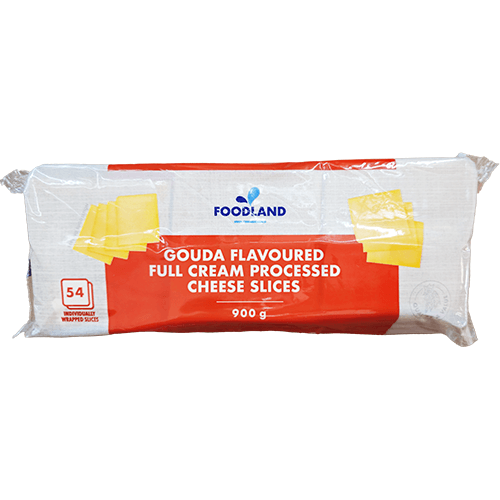 FOODLAND GOUDA PROCESSED CHEESE SLICES 54’S 900G | Efoods