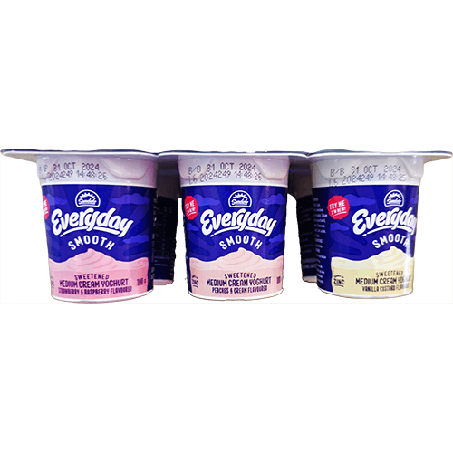 Sundale Multi-Pack Smooth Yoghurts (6x100g) | Efoods